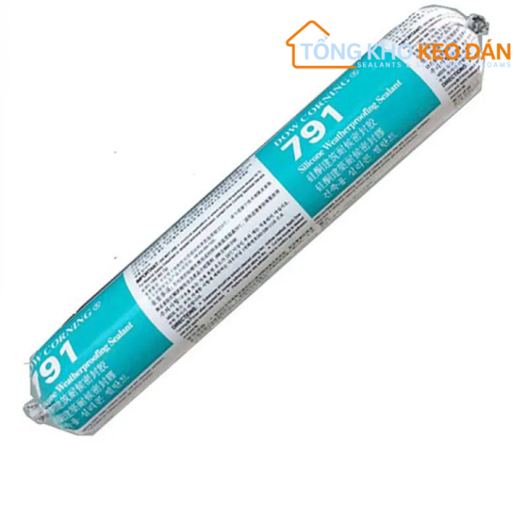 Keo silicone chống chịu thời tiết Dowsil 791 - Tổng Kho Keo Dán Saha